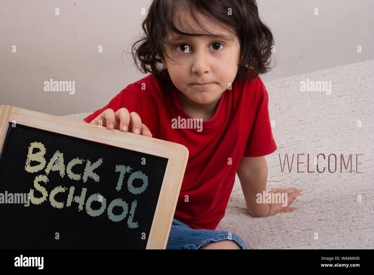 Back to school wording as educational concept Stock Photo - Alamy