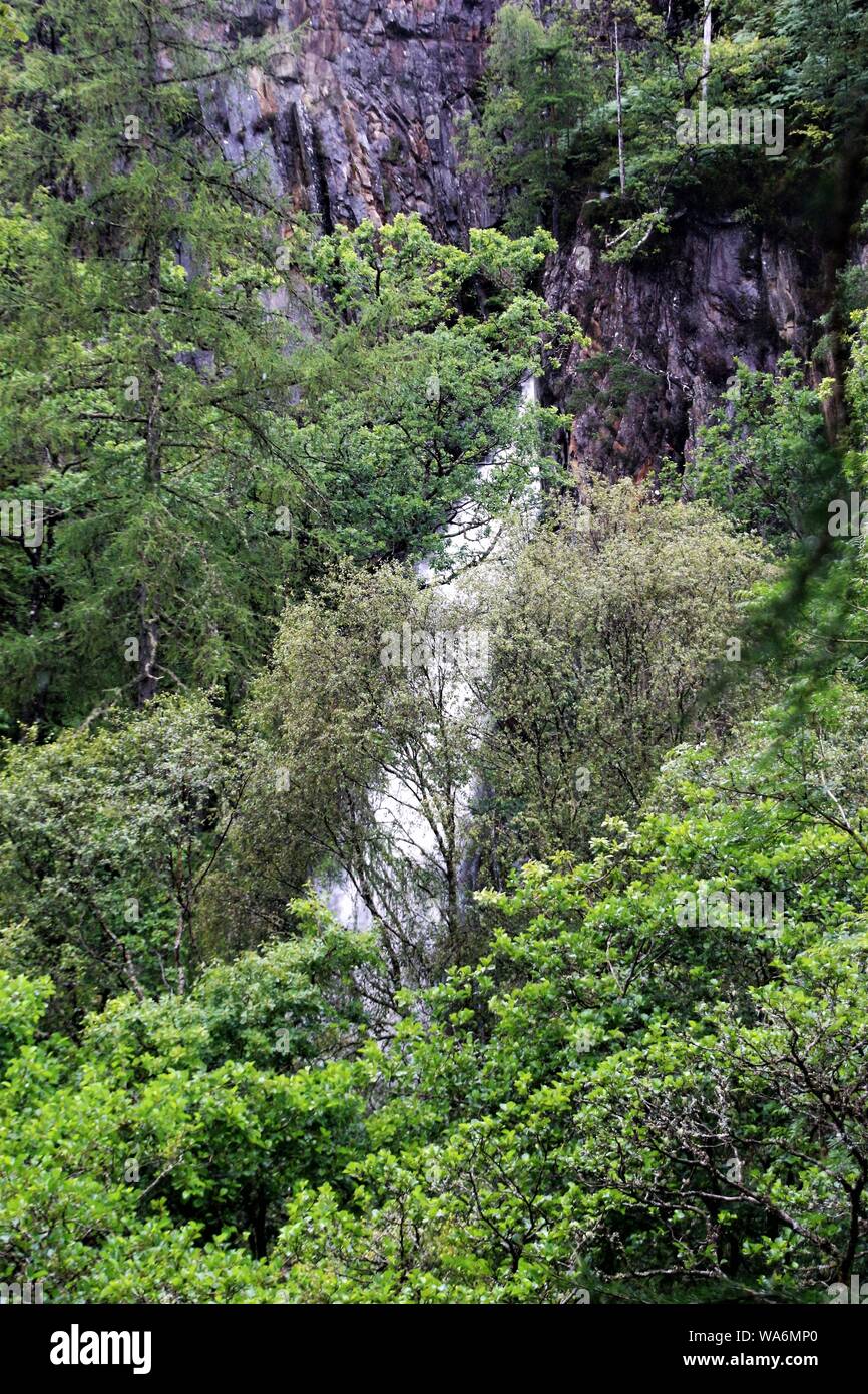 Grey mares waterfall kinlochleven hi-res stock photography and images ...