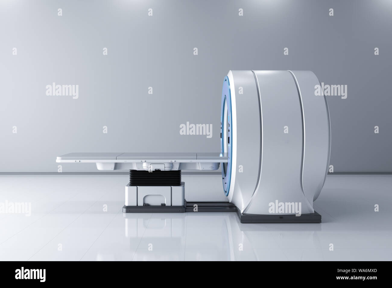 3d rendering mri scan machine or magnetic resonance imaging scan device ...