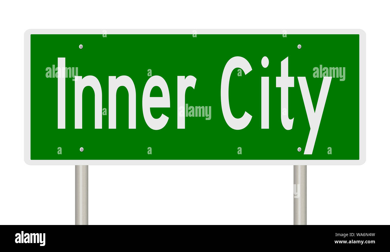 Urban ghetto sign Cut Out Stock Images & Pictures - Alamy