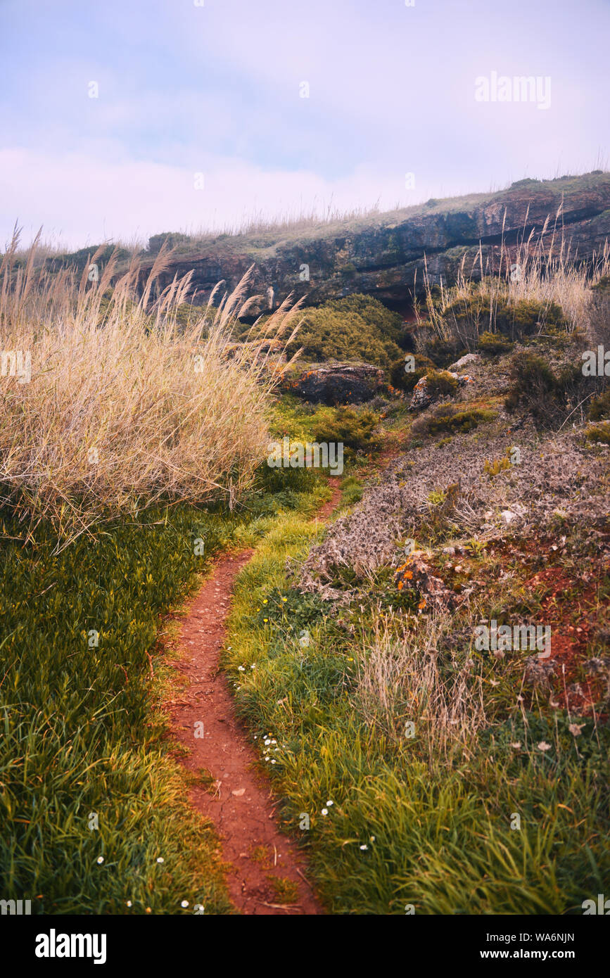 foot trail in Portugal Stock Photo - Alamy