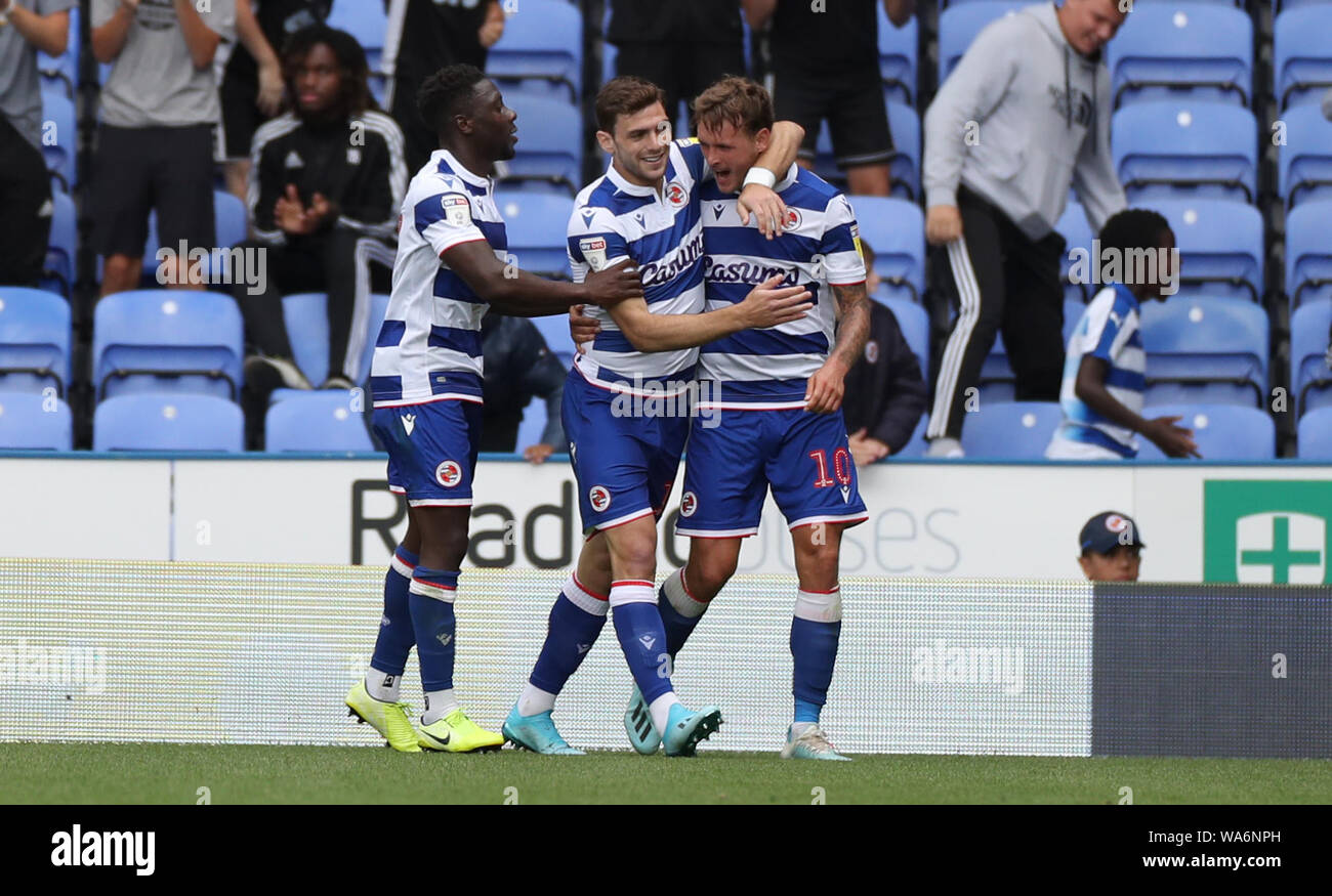 Reading’s John Swift celebrates after scoring his sides third goal ...