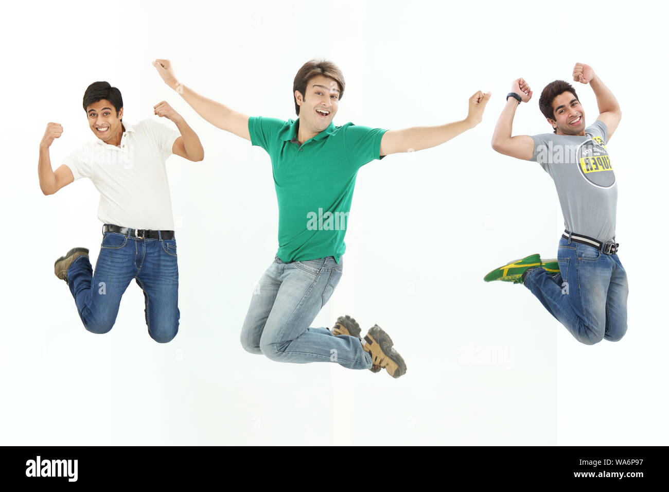 Men jumping up hi-res stock photography and images - Alamy