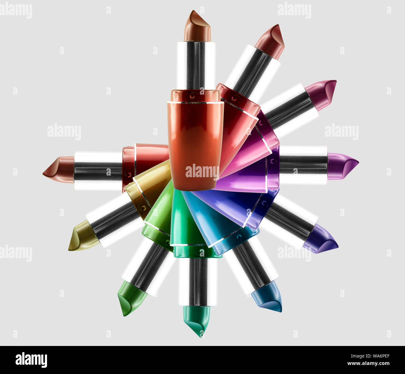 Multi colored lipstick hi-res stock photography and images - Alamy