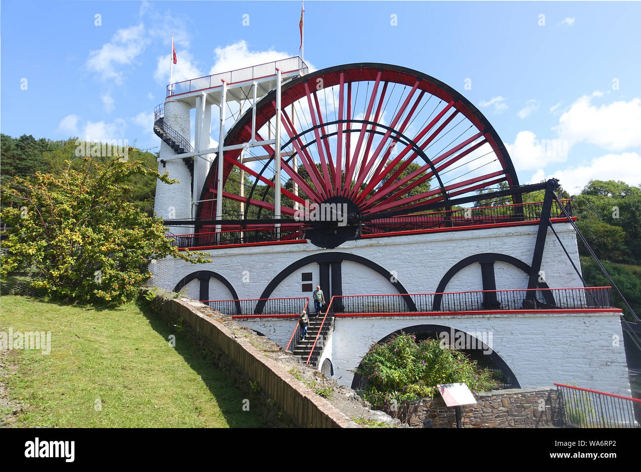 The Great Lady Isabella Water Wheel at Laxey, Isle of Man, is the ...