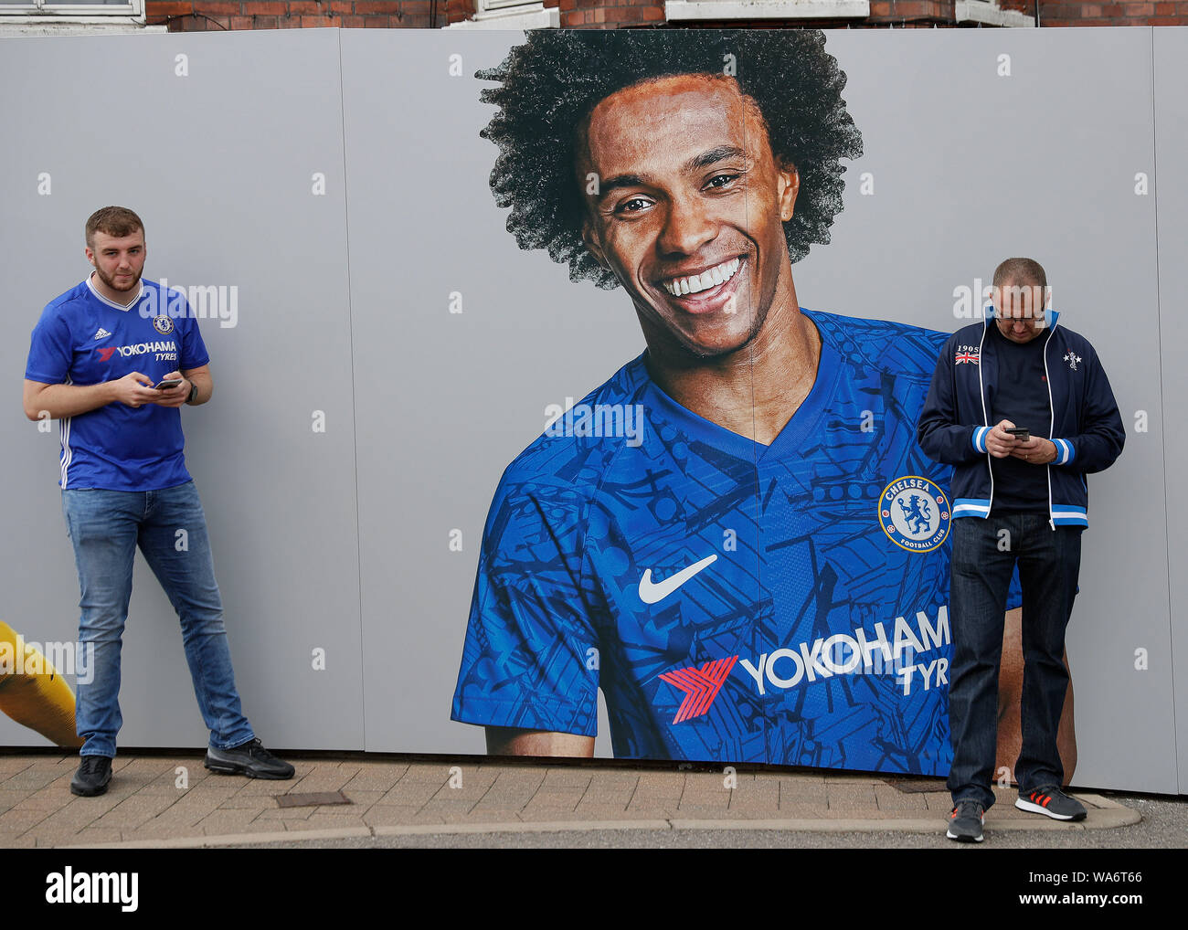 Billboard outside football hi-res stock photography and images - Alamy