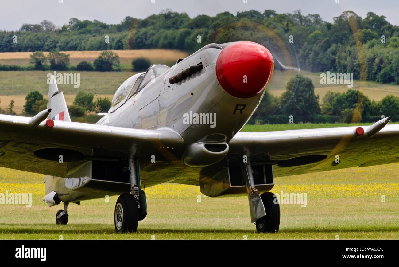 Supermarine Spitfire Mk XVIII (G-BUOS Stock Photo - Alamy