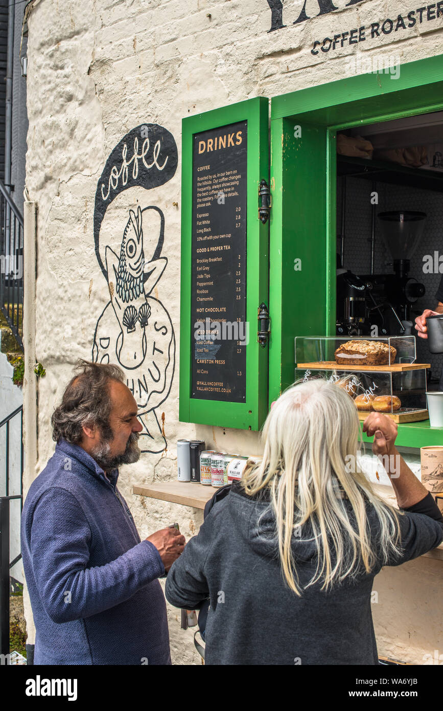 The Surf Shack cafe on Wharf Rd on Harbourside of St Ives town ...
