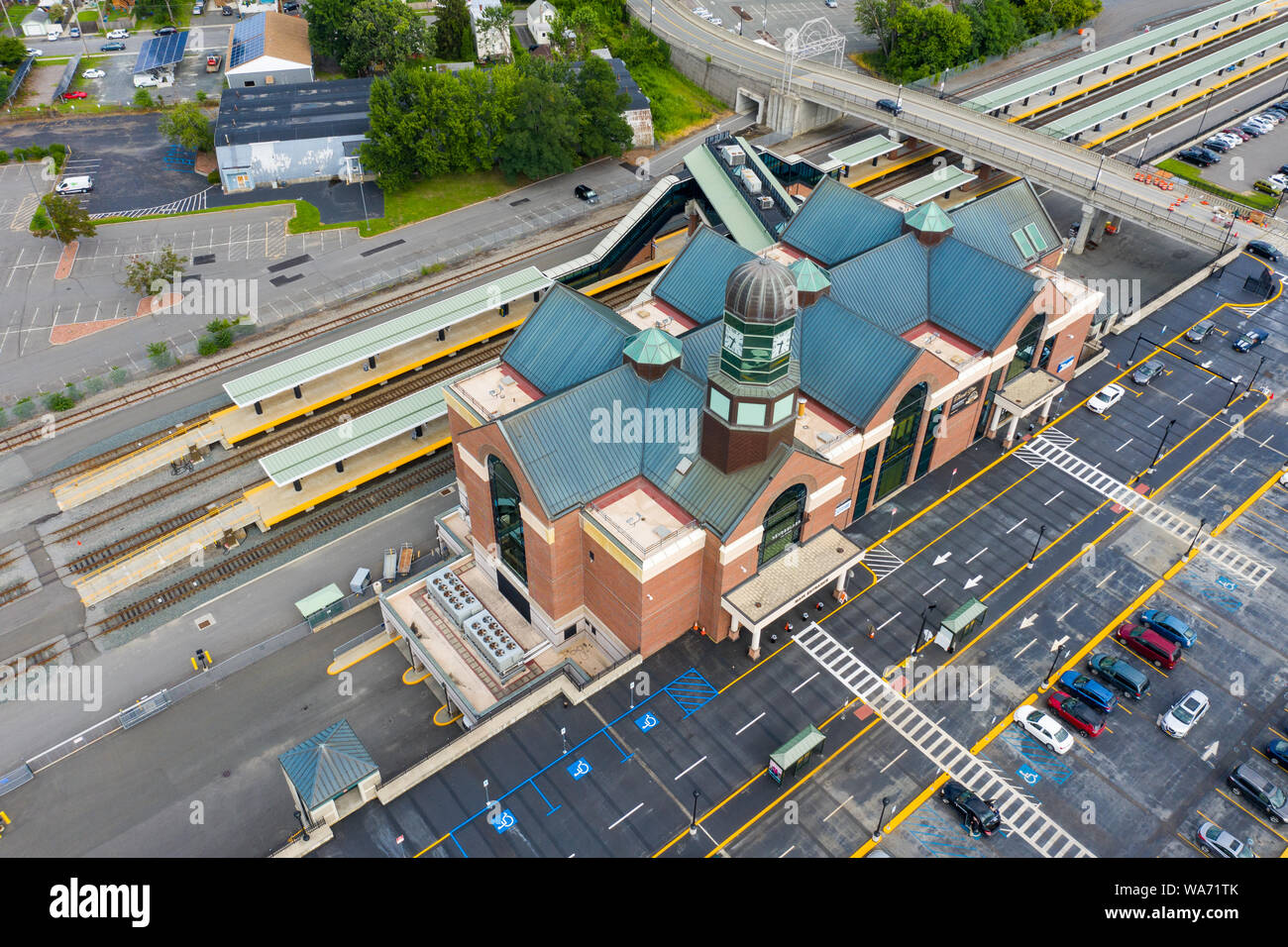 Albany/Rensselaer Amtrak Station, Rensselaer, NY, USA Stock Photo - Alamy