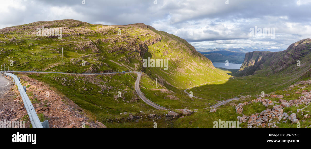 Bealach Na Ba (Pass of the Cattle), Applecross, Wester Ross and Loch ...