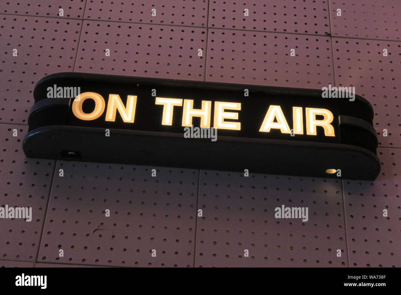 1950s studio recording sign hi-res stock photography and images - Alamy