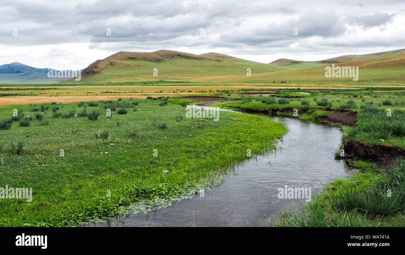 Orkhon Valley at the Central Mongolia Stock Photo - Alamy