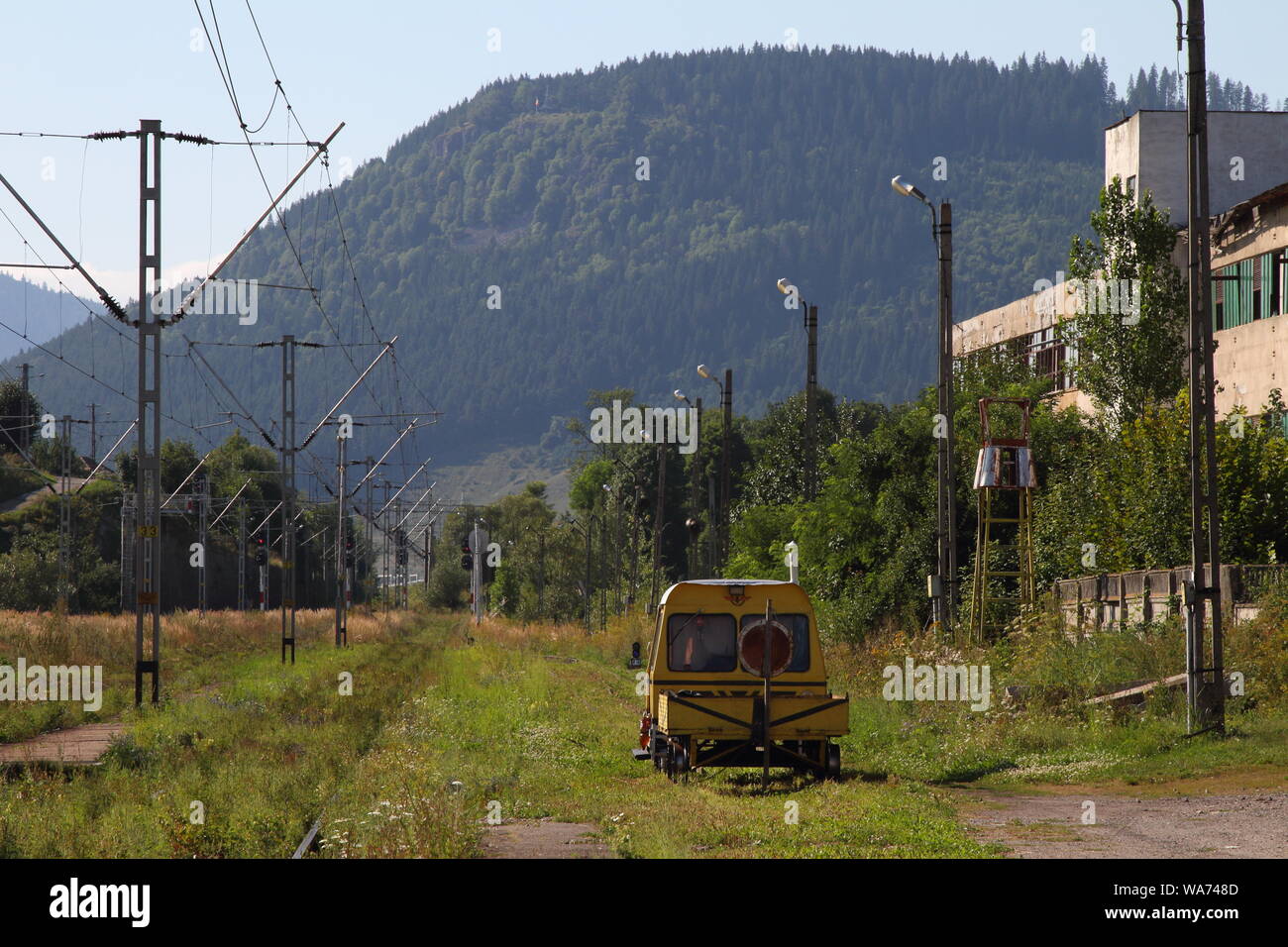 Scene captured in the Mures (Maros) river valley, Transylvania, Romania ...