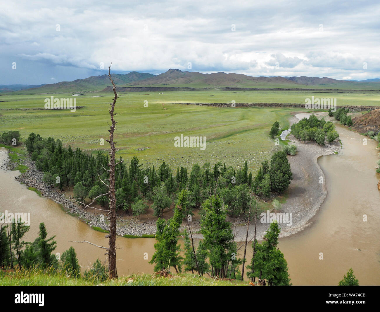 Orkhon Valley at the Central Mongolia Stock Photo - Alamy