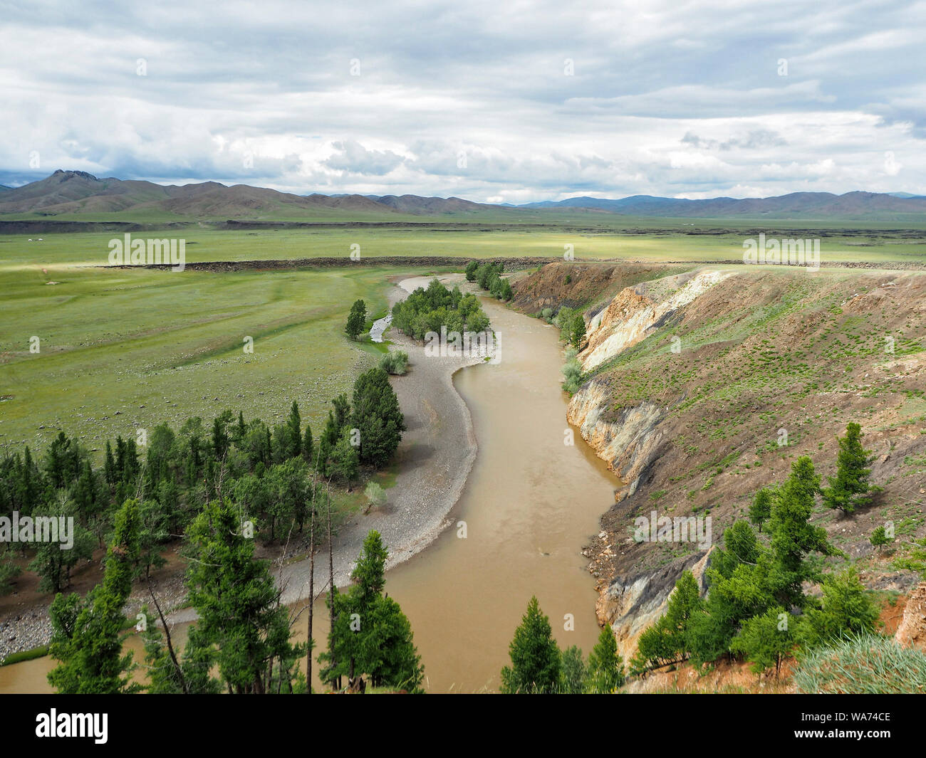 Orkhon Valley at the Central Mongolia Stock Photo - Alamy