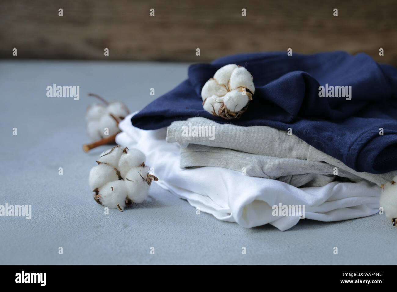 natural organic clothing from with twigs of cotton Stock Photo - Alamy