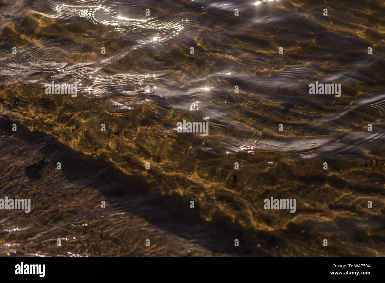 Abstract water surface of the sea background Stock Photo - Alamy
