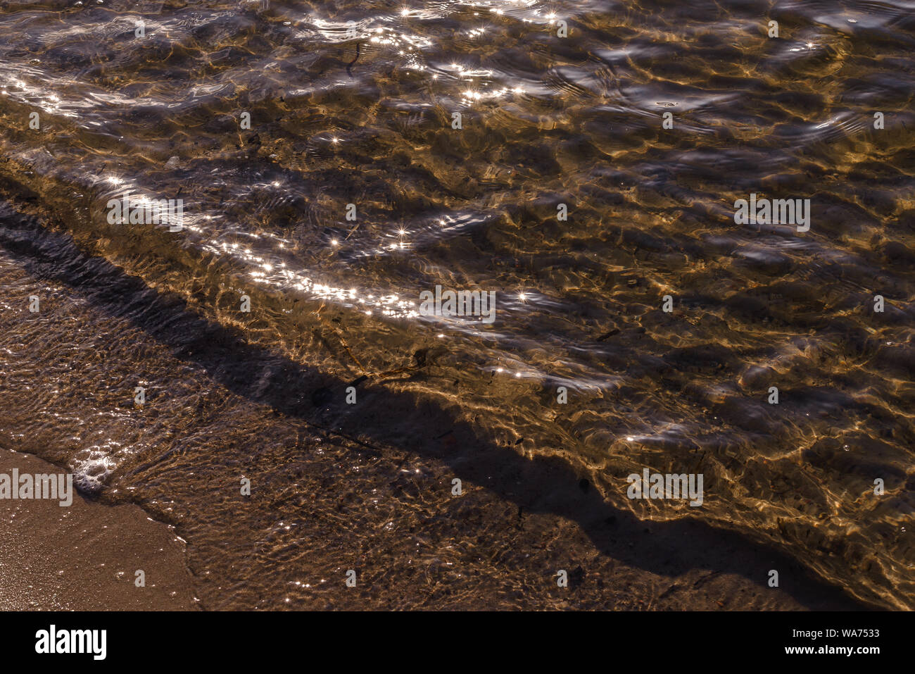 Abstract water surface of the sea background Stock Photo - Alamy