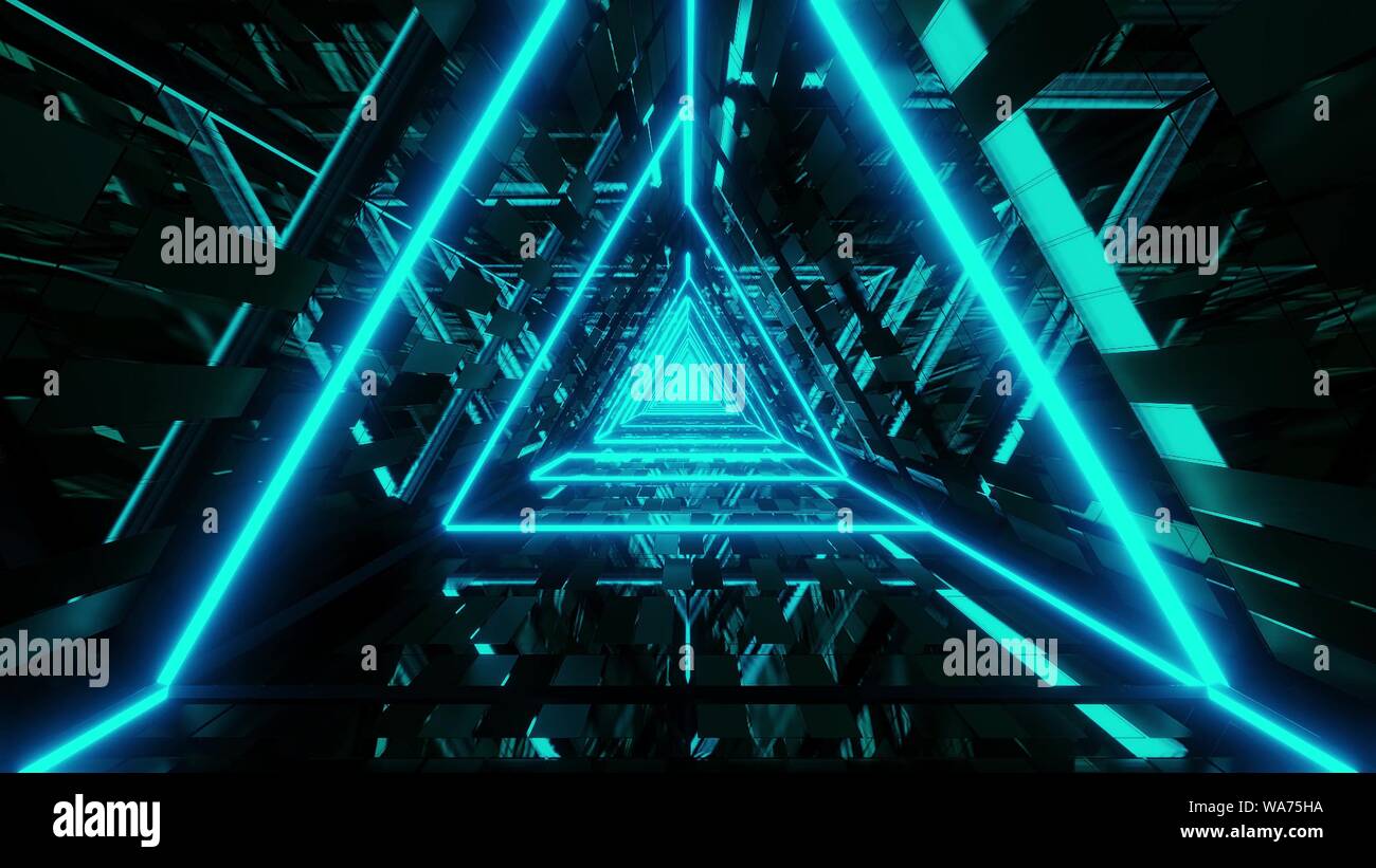 abstract glowing blue triangle wireframe background walpaper 3d ...