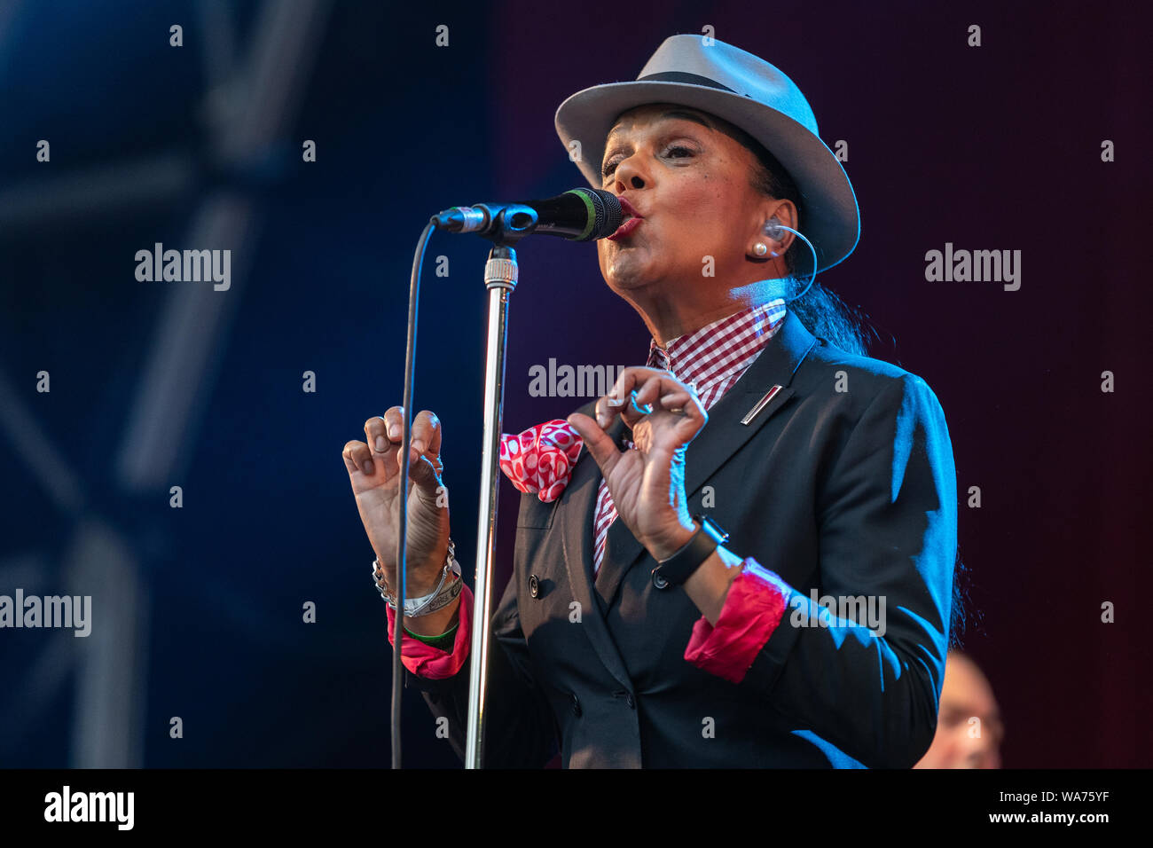 Ska, 2 Tone outfit The Selecter performing at WeyFest 2019 Music ...