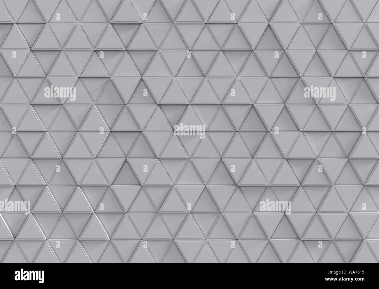 Two tone triangle extruded abstract background. 3D rendering Stock ...