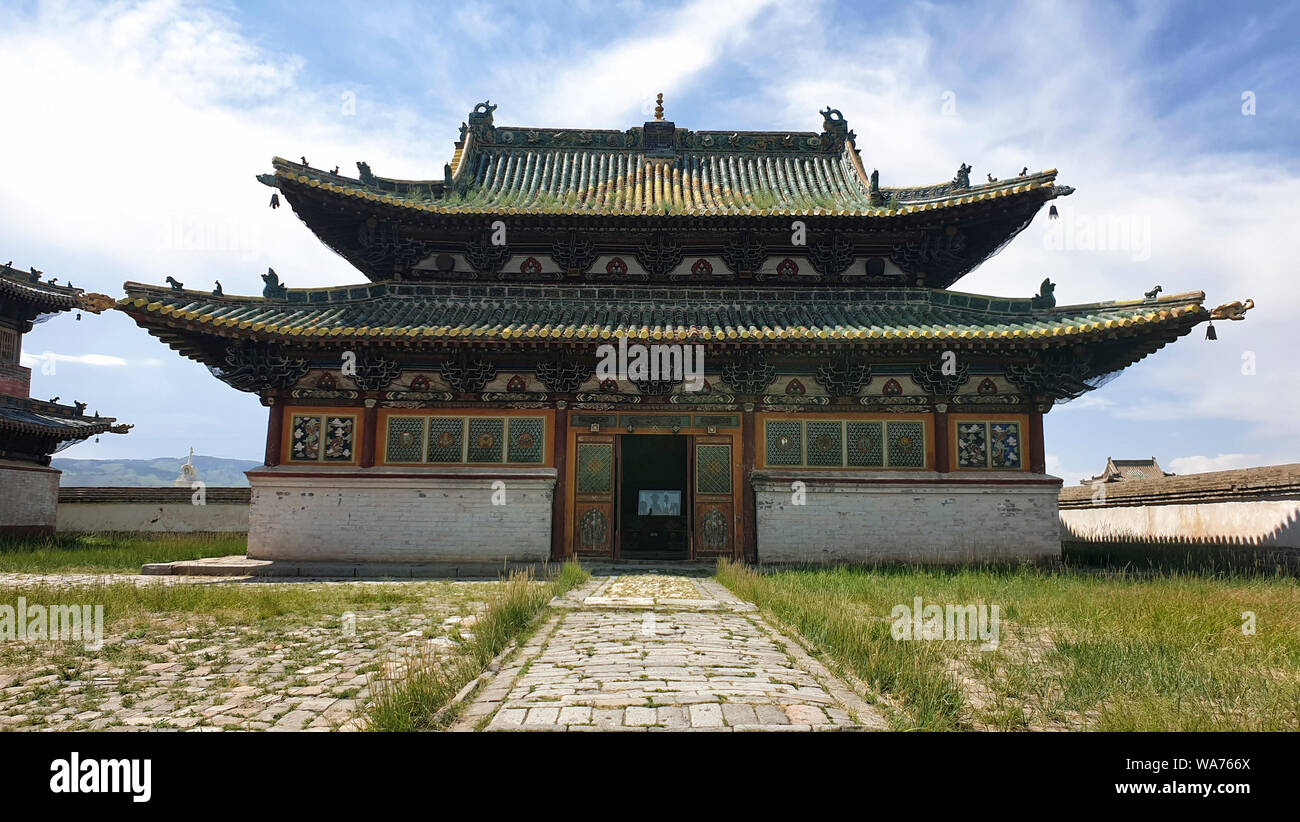 Erdene Zuu Monastery at Central Mongolia Stock Photo - Alamy