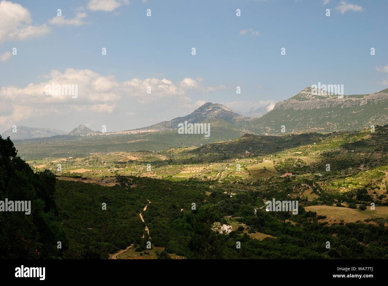 View of Oddoene valley Stock Photo - Alamy