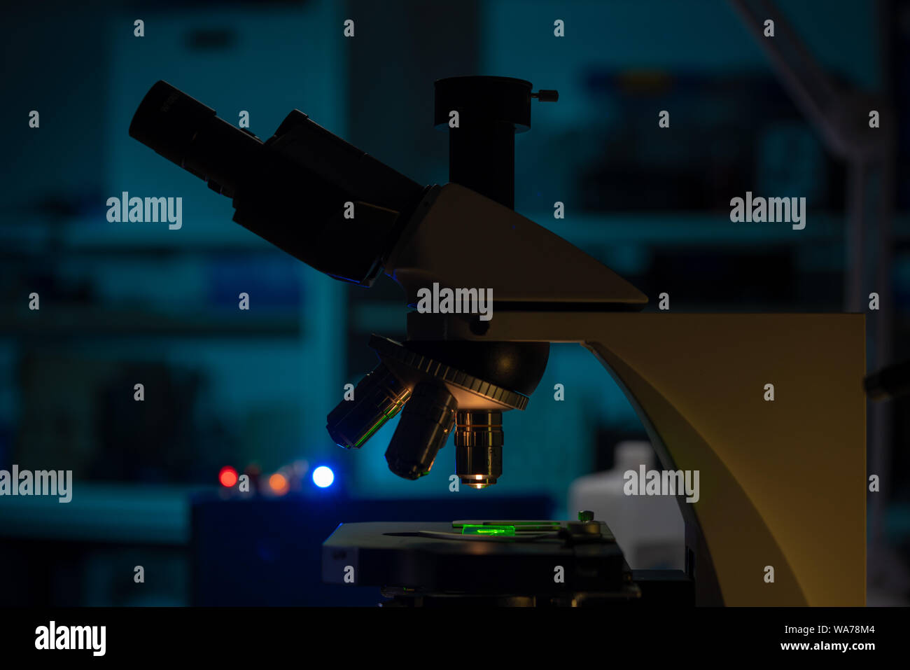 Scientific microscope in a nanotechnology laboratory Stock Photo - Alamy