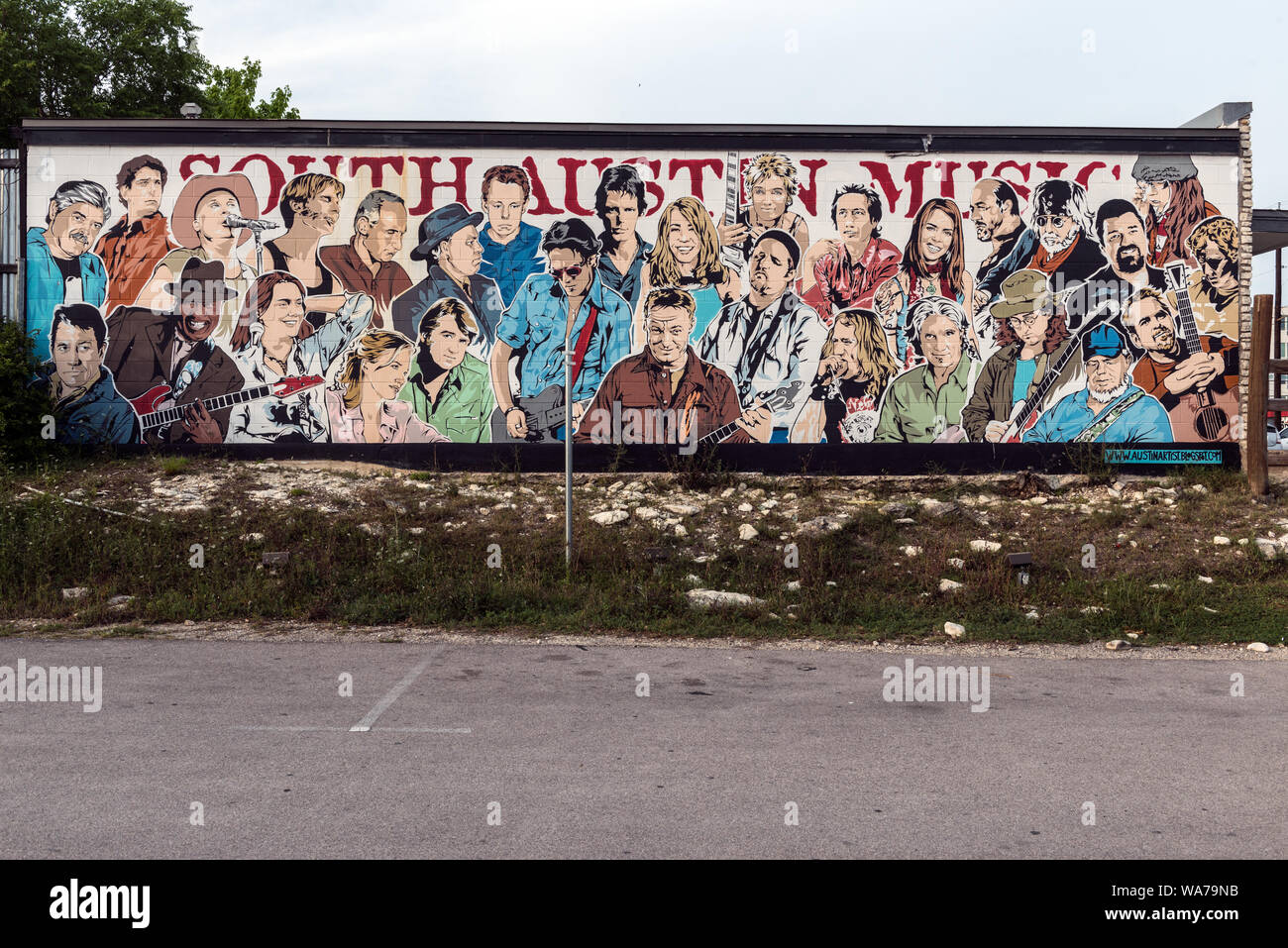 Austin music mural hi-res stock photography and images - Alamy