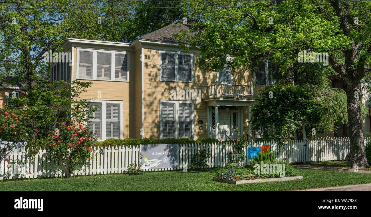 Adams House, built by W. T. Adams, the chief clerk of the Texas ...