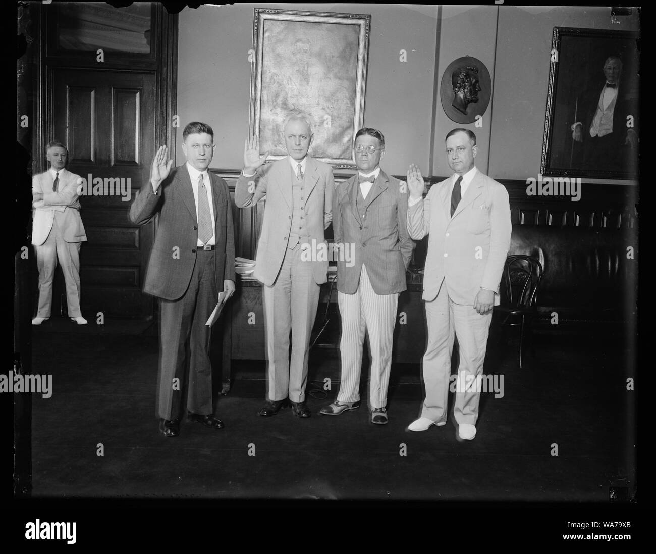 Beings sworn in as administrative assistant to postmaster general brown ...