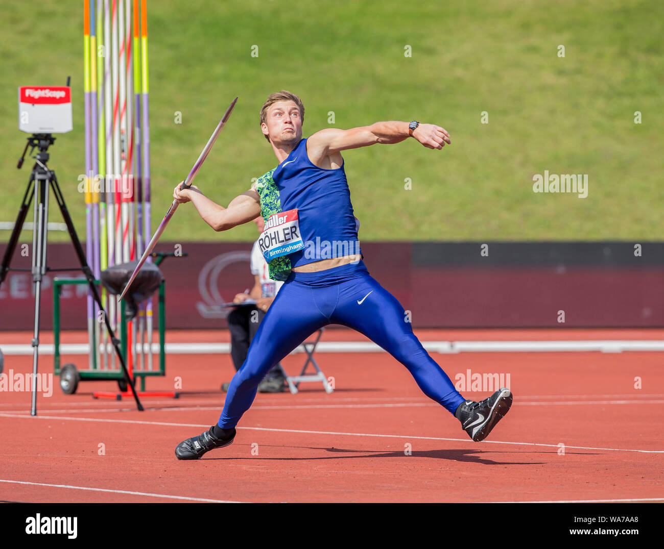 Mens javelin final hi-res stock photography and images - Alamy