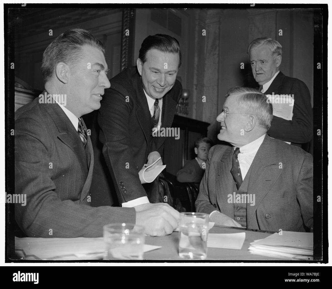 Rep amlie posed with them left to right hi-res stock photography and ...