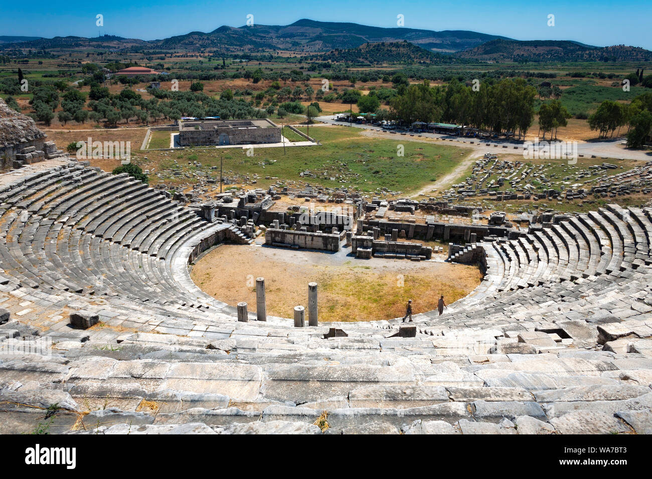 The Roman amphitheatre at Miletus near Ephesus Turkey Stock Photo - Alamy