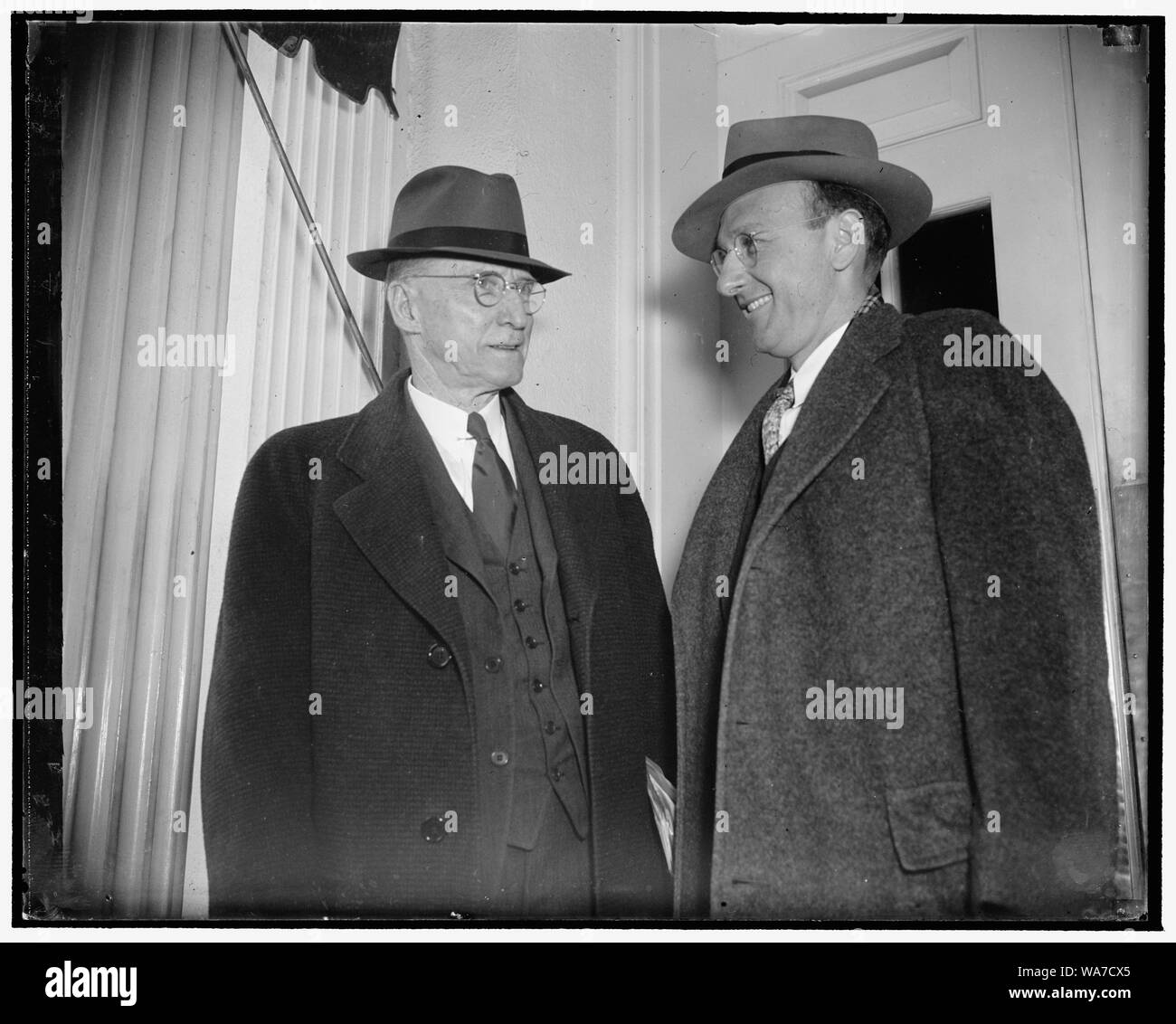 Arrive for TVA conference with president. Washington, D.C., March 11 ...