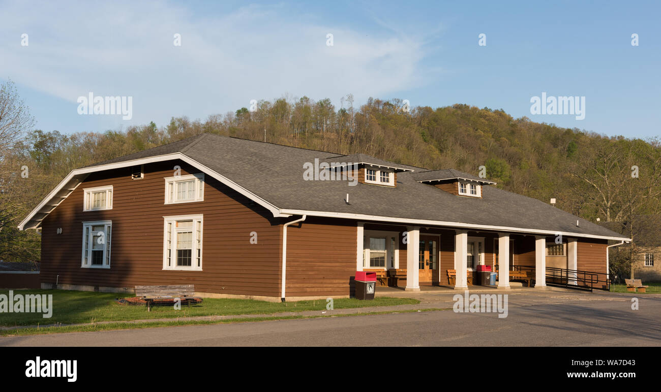 Assembly Hall at the Jackson's Mill 4-H Camp Historic District, also ...