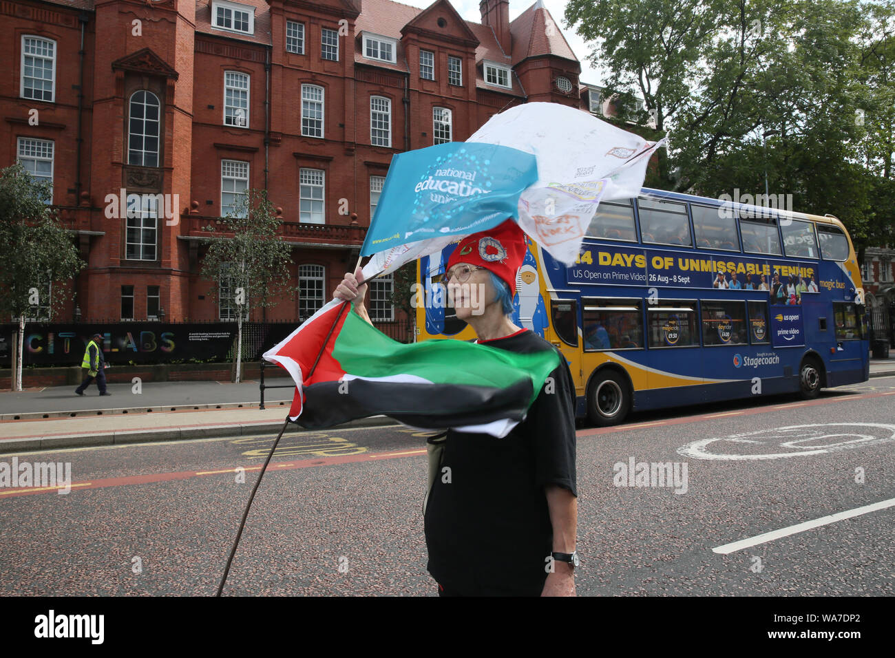 Manchester, UK. 18th August, 2019. Over a thousand people are marching ...