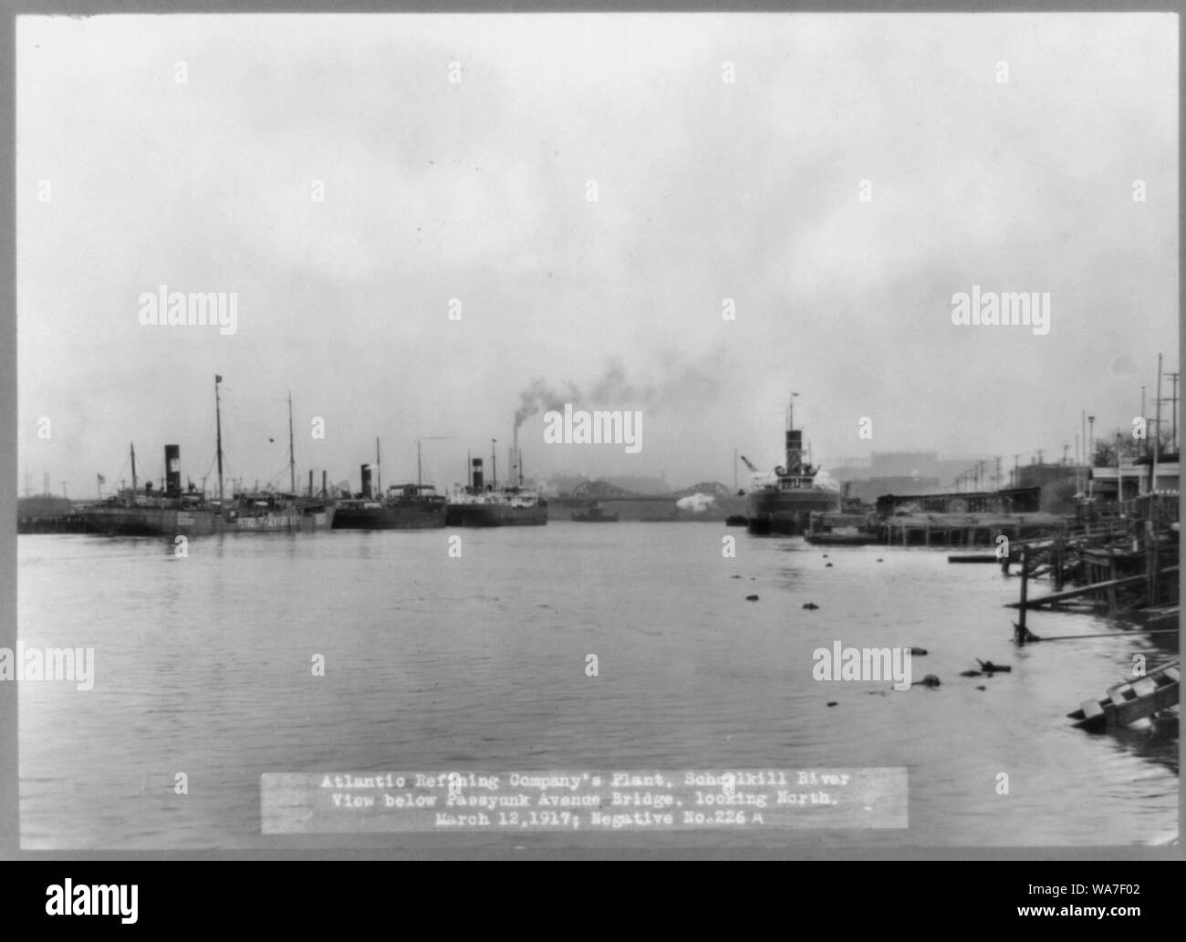Atlantic Refining Company's plant, Schuylkill River, view below ...