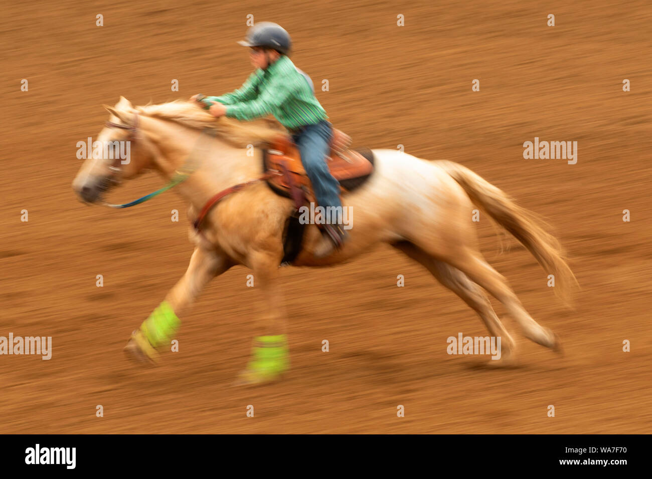 Barrel race rodeo girl hi-res stock photography and images - Alamy