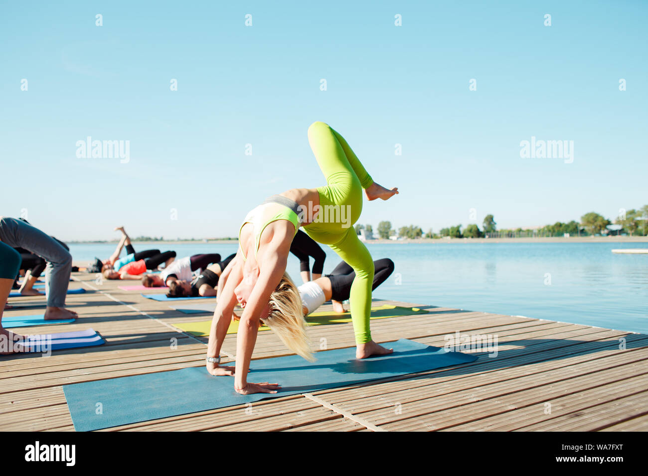 Group Yoga Outdoor High Resolution Stock Photography and Images - Alamy