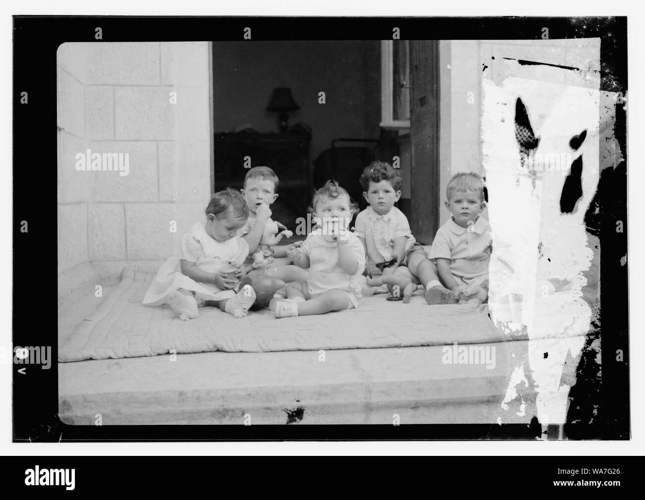 Aug. 16, 1938, Socony employees' children Stock Photo - Alamy
