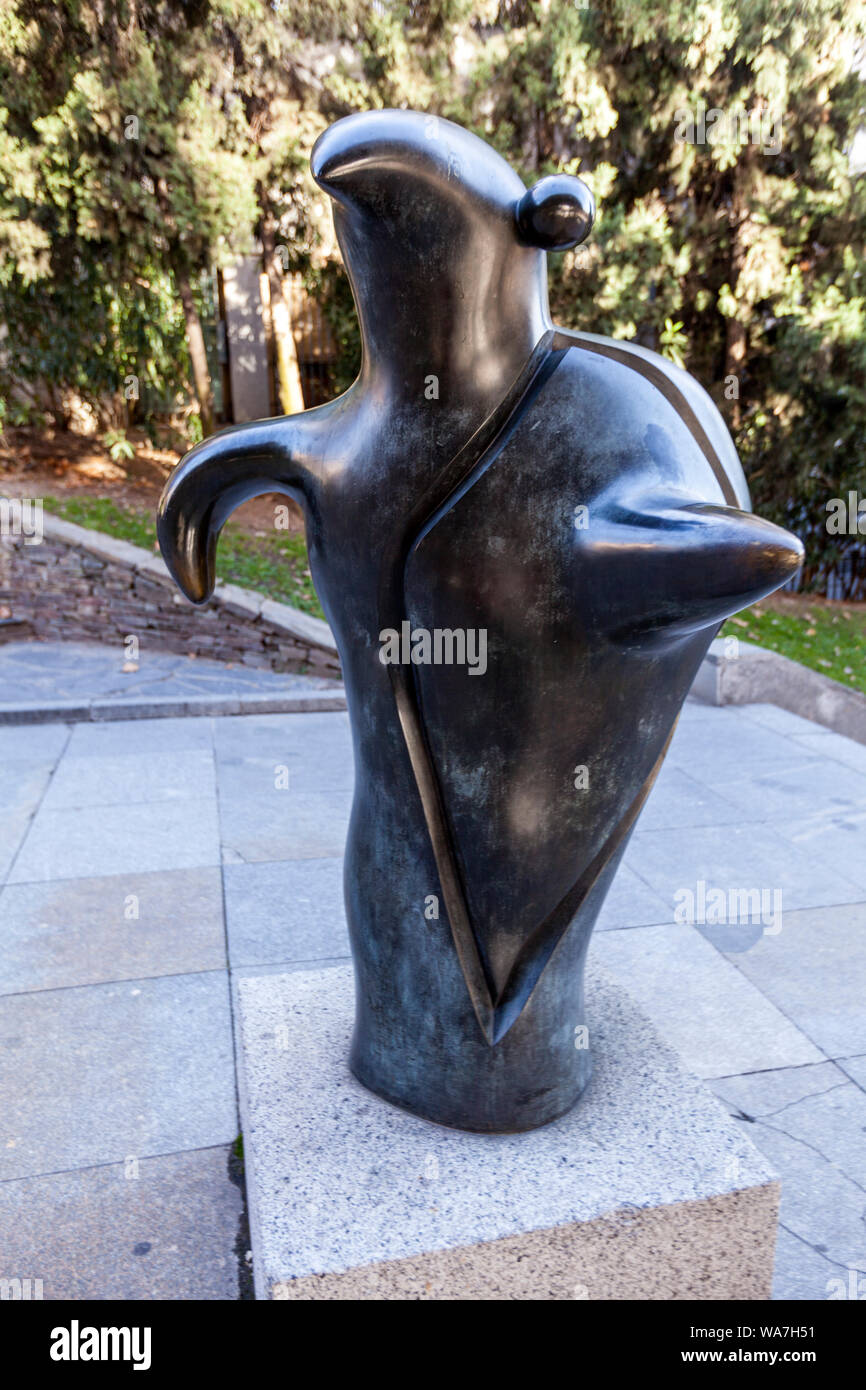 Mère Ubu, by Joan Miro, Open Air Sculpture Museum on Paseo de la ...