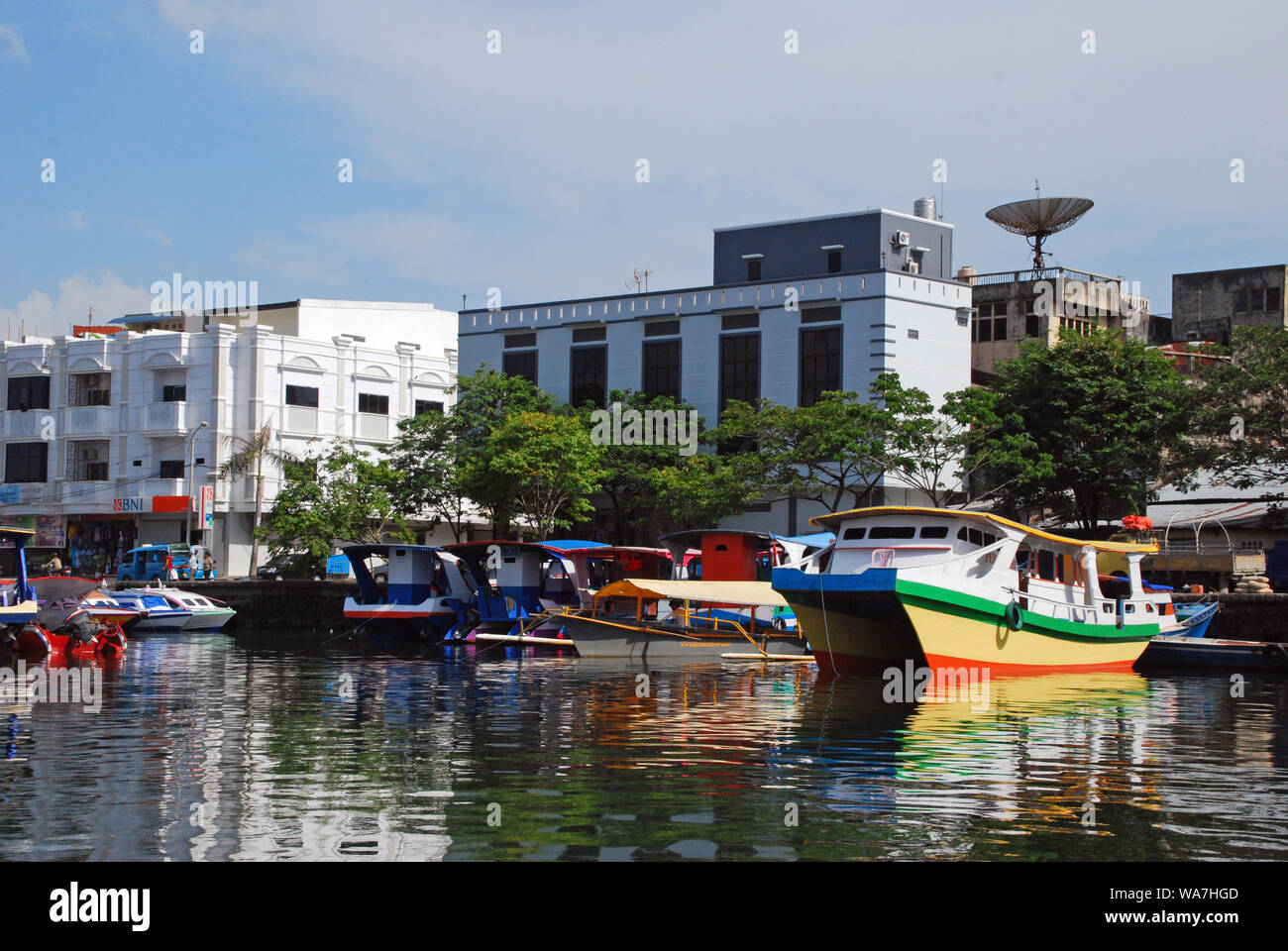The Port of Manado in Sulawesi, Indonesia Stock Photo - Alamy