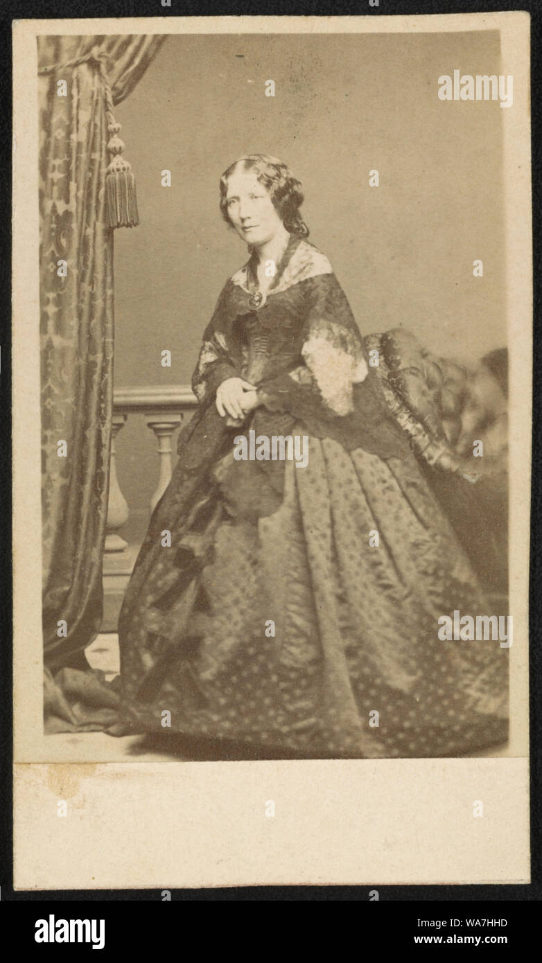 Author and abolitionist Harriet Beecher Stowe Stock Photo - Alamy