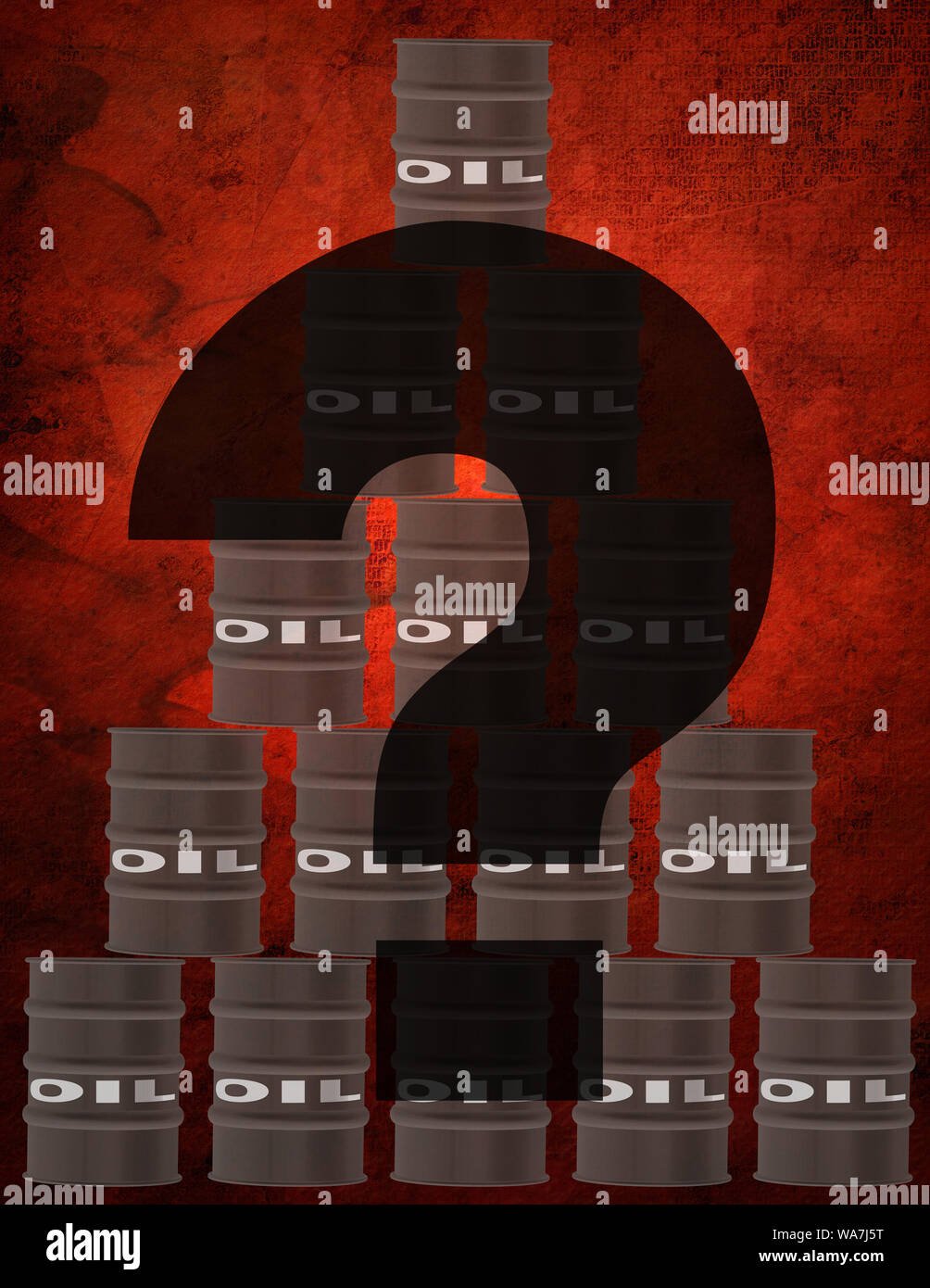 Pollution oil question mark hi-res stock photography and images - Alamy