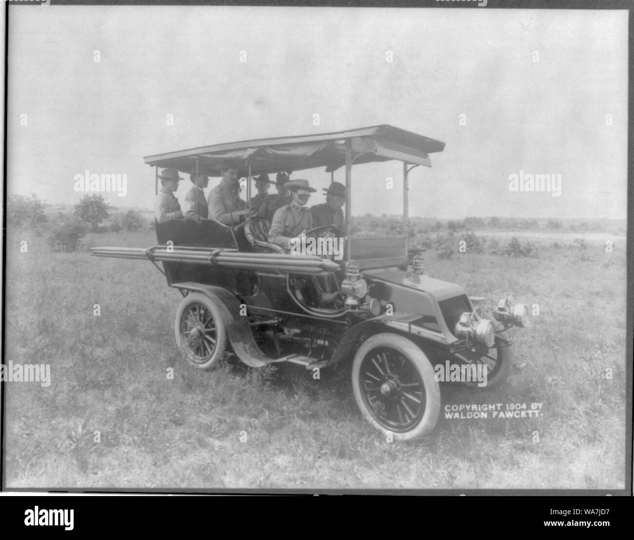 Auto telegraph car, no. 2 Stock Photo - Alamy