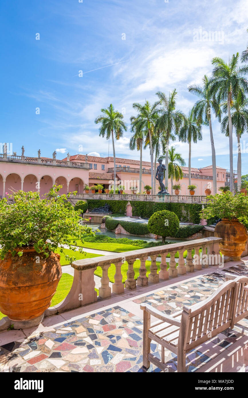 SARASOTA, USA - SEPTEMBER 03: Ringling Museum complex on September 03 ...