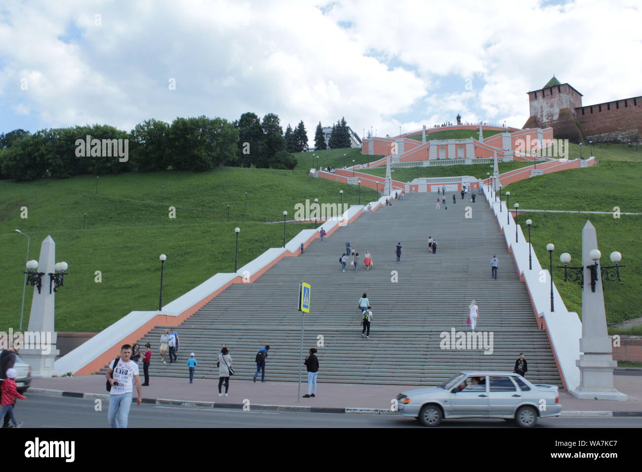 Chkalov stairs hi-res stock photography and images - Alamy