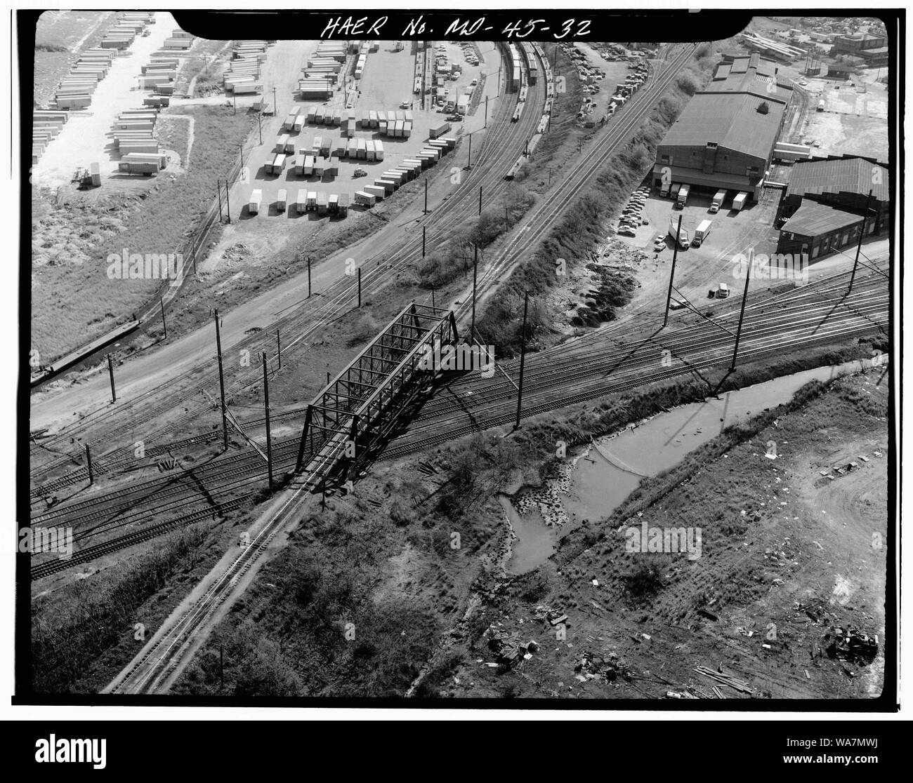 B and O Railroad- Bayview Bridge. Baltimore, Baltimore City, MD. Sec ...