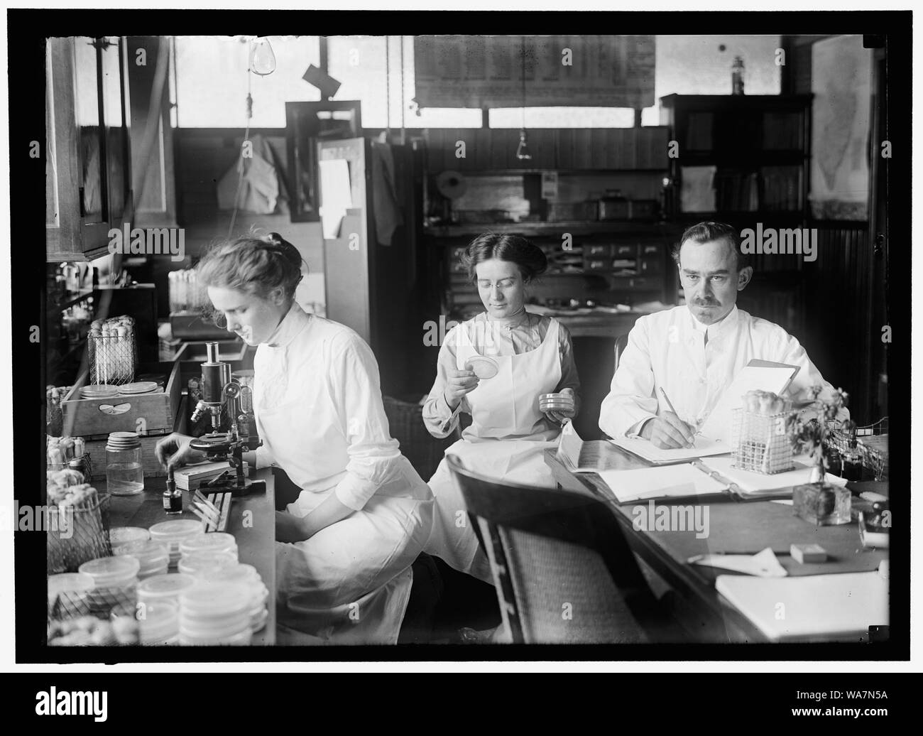 BACTERIOLOGY. DR. GEORGE STILES Stock Photo - Alamy